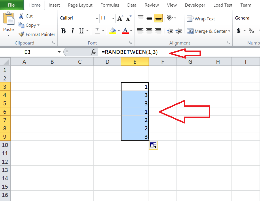 Creating Random Data In Excel Using Randbetween And Choose Excel Tv