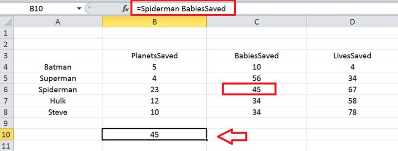 Intersection Operator with Named Ranges - Excel Tips and Tricks - Excel TV