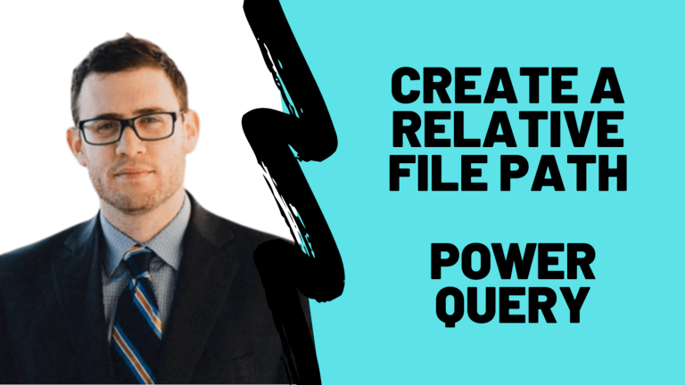 How To Create A Relative File Path In Power Query Excel Tv 3990