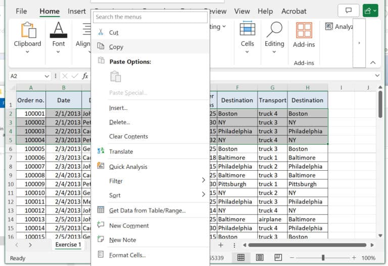 How to Move Columns in Excel