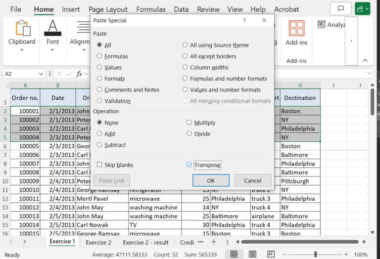 How to Move Columns in Excel