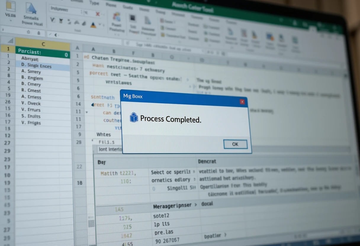 Excel VBA Message Box