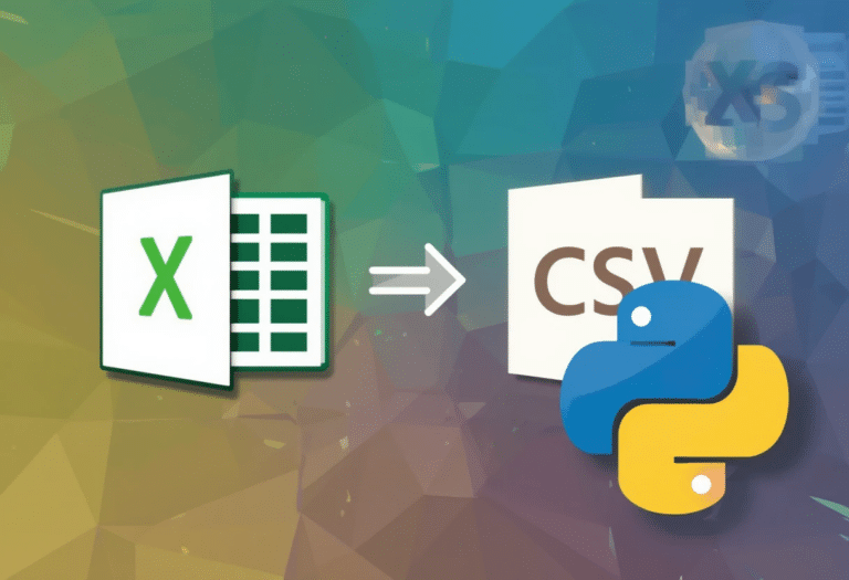 Excel to CSV Python