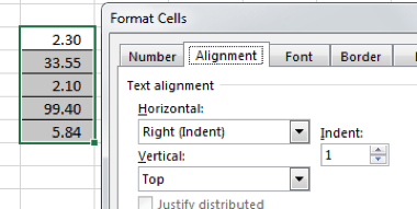 Right Indent & Align Numbers in Excel – Excel Tips - Excel TV