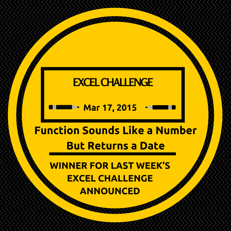 what-date-function-sounds-like-a-number-excel-challenges-excel-tv